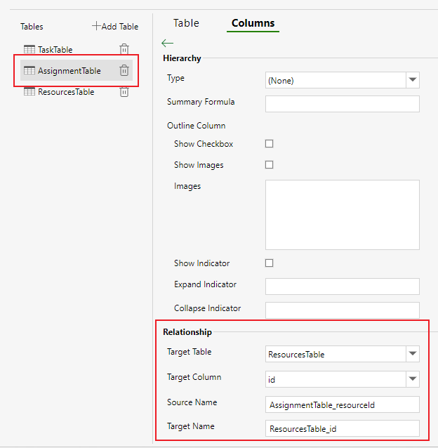Resource and Assignment | JavaScript Spreadsheet | SpreadJS